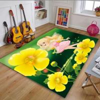 China Custom Cartoon Polyester Fiber Living Room Floor Carpet 5mm Thick Machine Washable for sale