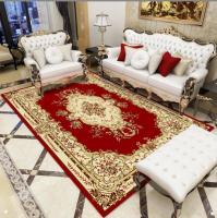China European Style Polyester Fiber Living Room Carpet 100x200cm Machine Washable for sale