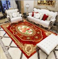 China European Style Polyester Fiber Living Room Carpet 100x200cm Machine Washable for sale