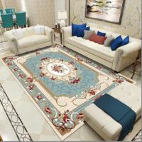 China European Style Polyester Fiber Living Room Carpet 100x200cm Machine Washable for sale