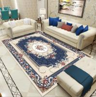 China European Style Polyester Fiber Living Room Carpet 100x200cm Machine Washable for sale