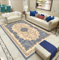 China European Style Polyester Fiber Living Room Carpet 100x200cm Machine Washable for sale