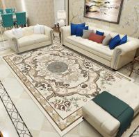 China European Style Polyester Fiber Living Room Carpet 100x200cm Machine Washable for sale