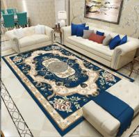 China European Style Polyester Fiber Living Room Carpet 100x200cm Machine Washable for sale