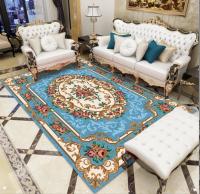 China European Style Polyester Fiber Living Room Carpet 100x200cm Machine Washable for sale