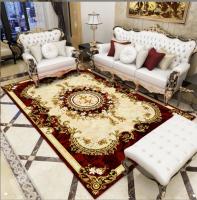 China European Style Polyester Fiber Living Room Carpet 100x200cm Machine Washable for sale