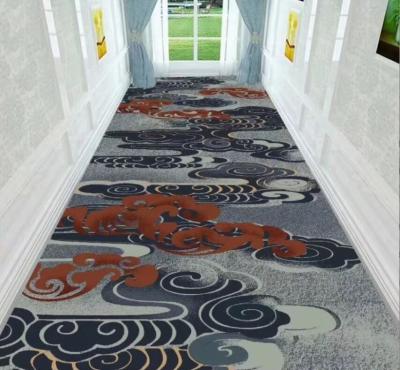 China Custom Polyester Fiber Commercial Floor Mat 100x100cm for Hotel Entrance Corridor Stairway for sale