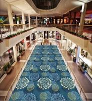 China Custom Polyester Fiber Commercial Floor Mat 100x100cm for Hotel Entrance Corridor Stairway for sale