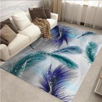 China Feather  Pattern polyester Fiber Living Room Floor Carpet Special Style for sale