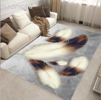 China Feather  Pattern polyester Fiber Living Room Floor Carpet Special Style for sale
