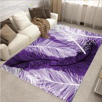 China Feather  Pattern polyester Fiber Living Room Floor Carpet Special Style for sale