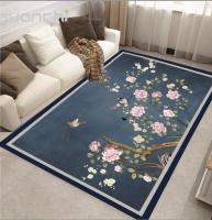 China Customizable Polyester Fiber Living Room Carpet 40x60cm to 180x280cm Machine Washable for sale