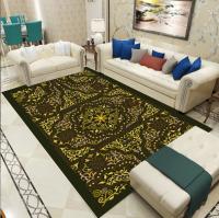 China Persian Diamond Velvet Living Room Carpet 100x200cm Polyester Fiber Machine Made for sale