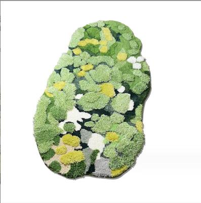 China Customizable Polyacrylonitrile Fiber Carpet 70x140cm Machine Washable Floor Mat for sale