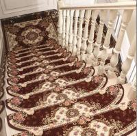 China Household Non Slip Stair Mats Polyester Fiber 40x60cm Customizable Rectangle for sale