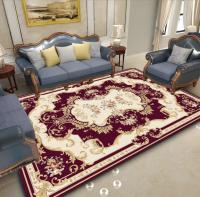 China Custom Pashmina Plant Flower Carpet 40x60cm to 200x300cm Machine Washable Floor Rug for sale