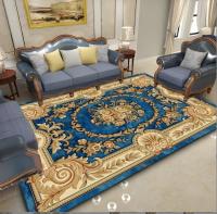 China Custom Pashmina Plant Flower Carpet 40x60cm to 200x300cm Machine Washable Floor Rug for sale