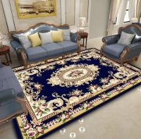 China Custom Pashmina Plant Flower Carpet 40x60cm to 200x300cm Machine Washable Floor Rug for sale