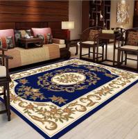 China Retro Light Luxury Polyester Fiber Living Room Carpet 100x200 cm Machine Washable for sale
