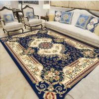 China Retro Light Luxury Polyester Fiber Living Room Carpet 100x200 cm Machine Washable for sale