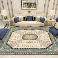China European Retro Polyester Fiber Living Room Carpet 40x60cm Custom Size for sale