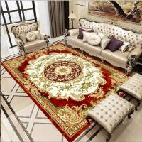 China European Retro Polyester Fiber Living Room Carpet 40x60cm Custom Size for sale
