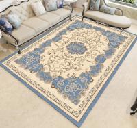 China European Retro Polyester Fiber Living Room Carpet 40x60cm Custom Size for sale