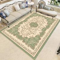 China European Retro Polyester Fiber Living Room Carpet 40x60cm Custom Size for sale