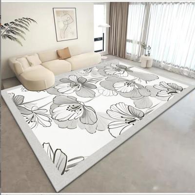 China Custom TPR Loop Velvet Living Room Floor Carpet 40x60cm Machine Washable for sale