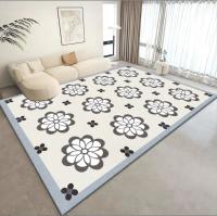 China Custom TPR Loop Velvet Living Room Floor Carpet 40x60cm Machine Washable for sale