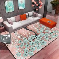 China Chinese Style Printed Polyester Fiber Living Room Floor Carpet 40x60cm Custom Size for sale