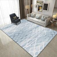 China Customizable Polyester Fiber Geometric Carpet 100x200cm for Living Room Bedroom for sale