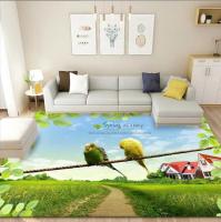 China 3D Sea Beach Shell Polyester Fiber Carpet 100x160cm Machine Washable Living Room Rug for sale