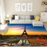 China 3D Seawater Star Patterned Polyester Fiber Carpet 40x60cm Custom Size for Living Room Bedroom for sale