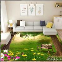 China 3D Seawater Star Patterned Polyester Fiber Carpet 40x60cm Custom Size for Living Room Bedroom for sale