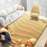 China Custom Polyester Fiber Living Room Carpet 100x200cm Machine Washable Rectangle Rug for sale