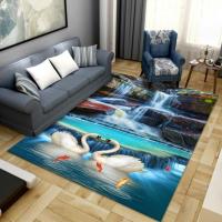 China Customizable Polyester Fiber Living Room Floor Carpet 40x60cm to 180x280cm for sale