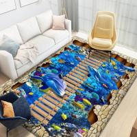 China Customizable Polyester Fiber Living Room Floor Carpet 40x60cm to 180x280cm for sale