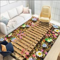 China Customizable Polyester Fiber Living Room Floor Carpet 40x60cm to 180x280cm for sale