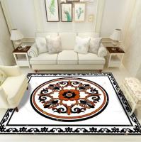 China New European Style Polyester Fiber Living Room Carpet Rectangle 100x160cm for sale