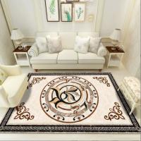 China New European Style Polyester Fiber Living Room Carpet Rectangle 100x160cm for sale