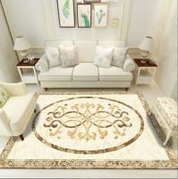 China New European Style Polyester Fiber Living Room Carpet Rectangle 100x160cm for sale