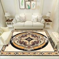 China New European Style Polyester Fiber Living Room Carpet Rectangle 100x160cm for sale