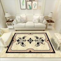 China New European Style Polyester Fiber Living Room Carpet 100x160cm Machine Washable for sale