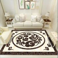 China New European Style Polyester Fiber Living Room Carpet 100x160cm Machine Washable for sale