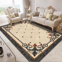 China Custom Polyester Fiber Living Room Floor Carpet 100x160cm Machine Washable Cartoon Frozen Pattern for sale