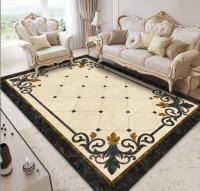 China Custom Polyester Fiber Living Room Floor Carpet 100x160cm Machine Washable Cartoon Frozen Pattern for sale