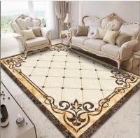 China Custom Polyester Fiber Living Room Floor Carpet 100x160cm Machine Washable Cartoon Frozen Pattern for sale