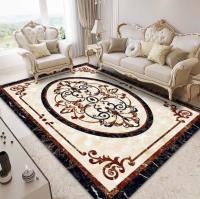 China Custom Polyester Fiber Living Room Floor Carpet 100x160cm Machine Washable Cartoon Frozen Pattern for sale