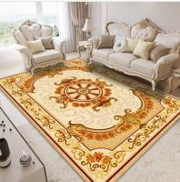 China Custom Polyester Fiber Living Room Floor Carpet 100x160cm Machine Washable Cartoon Frozen Pattern for sale